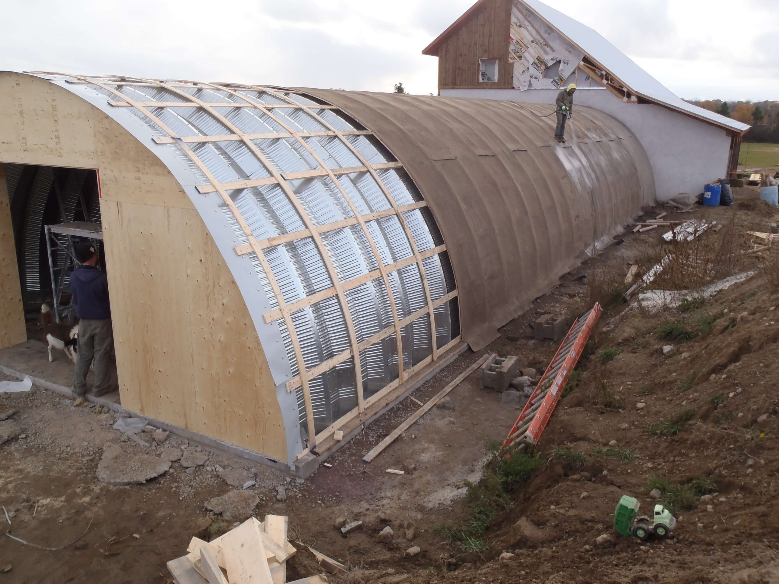 Project Update: A large, low-energy root cellar - Endeavour Centre