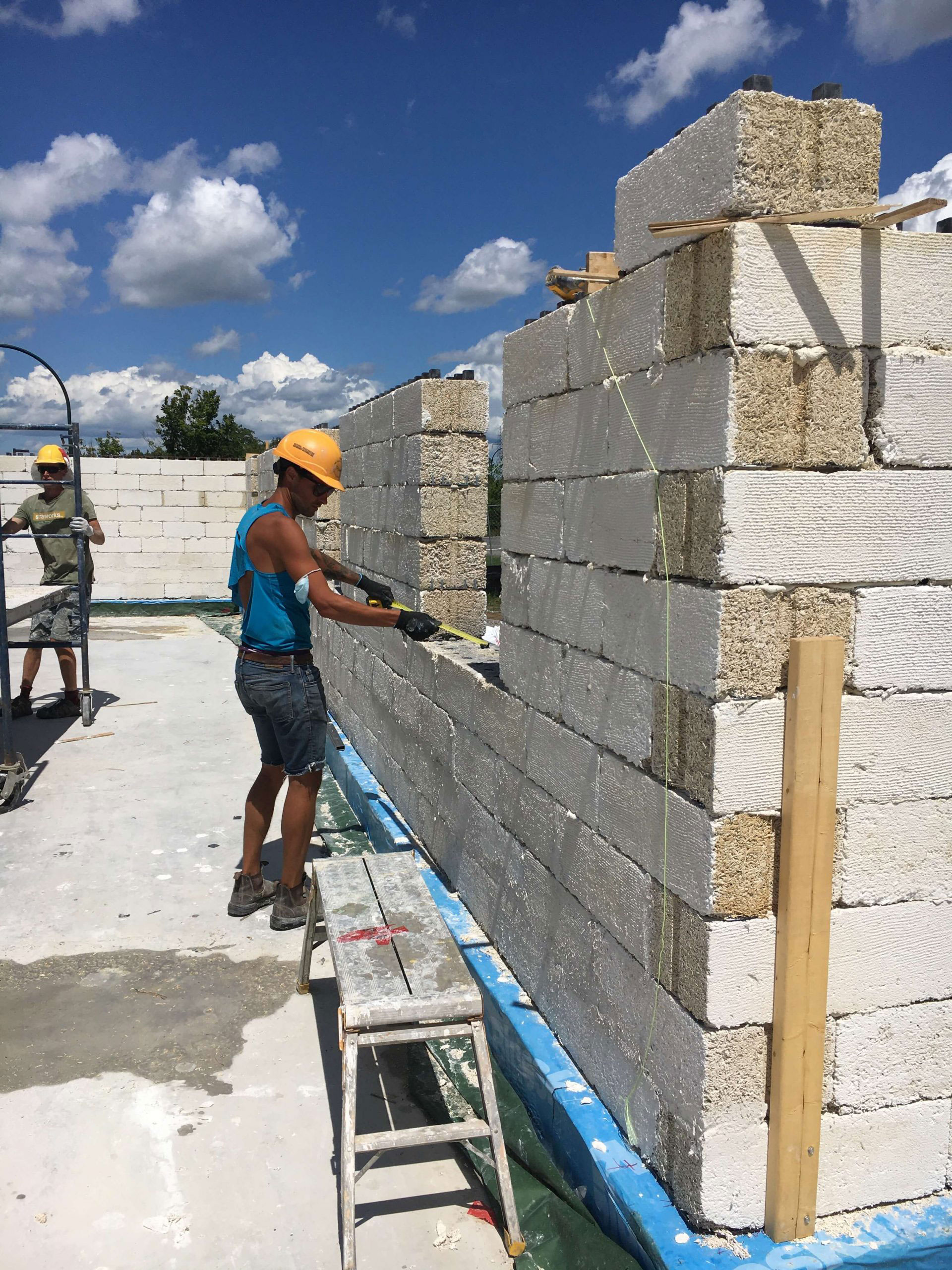 Just BioFiber Hempcrete Blocks for Zero Carbon Trent Forensics Facility ...
